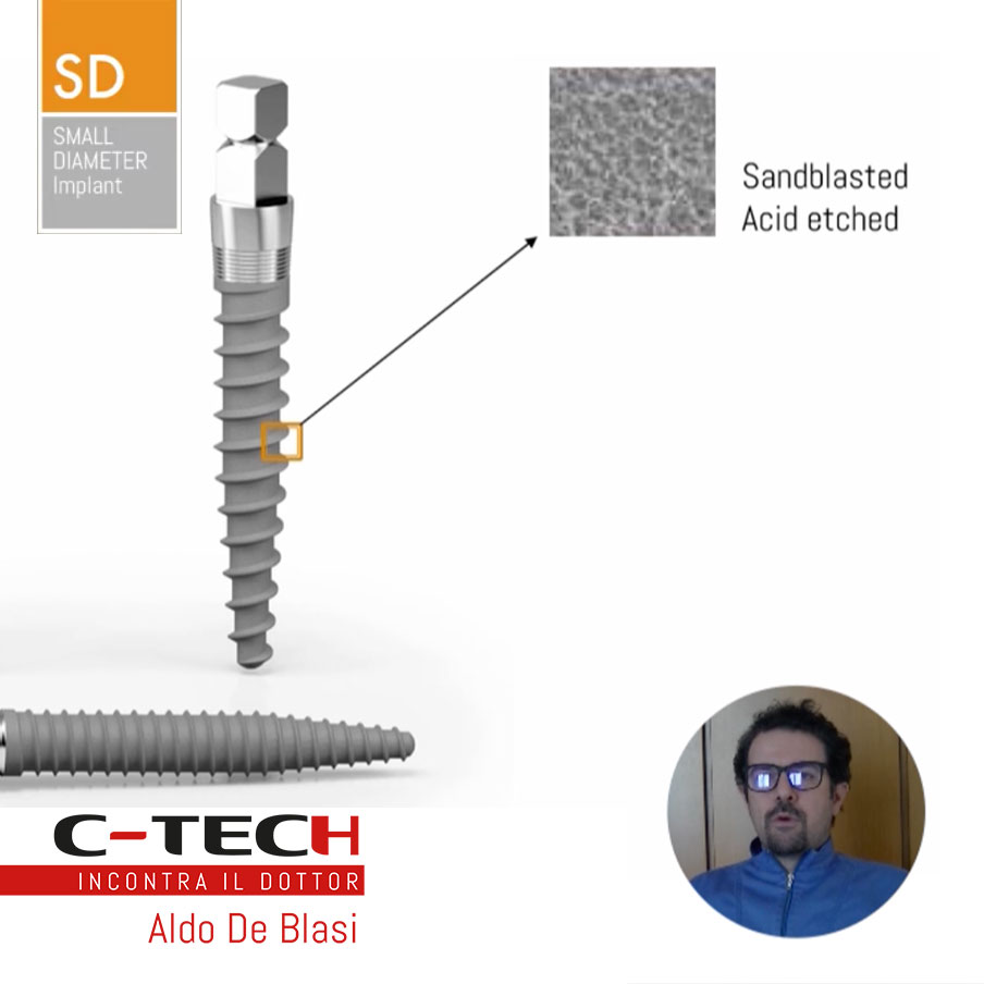 SD / Small Diameter | C-Tech Implant | Mini dental implants and conical ...